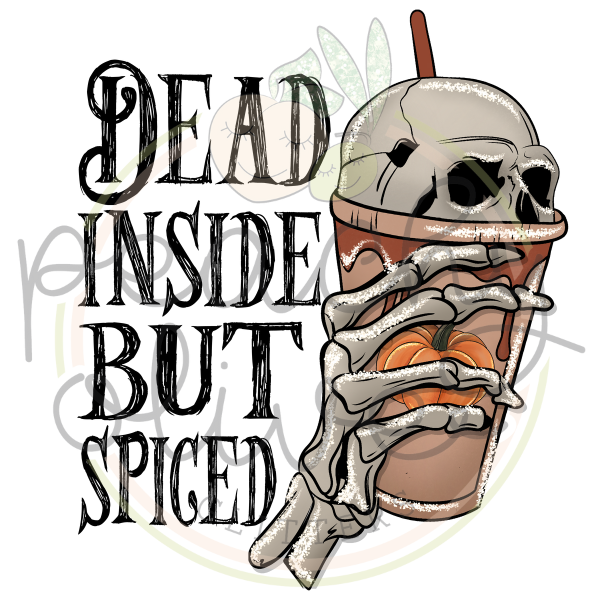 Dead Inside Decal - S0163 – Peachy Olive Glitters