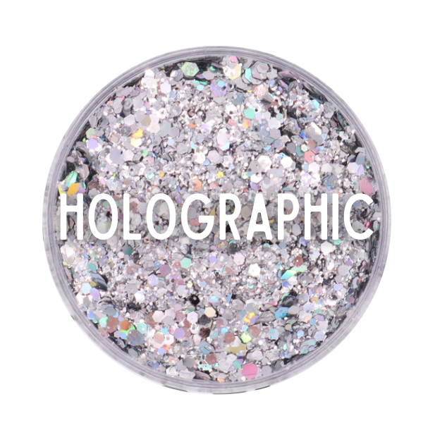 Holographic – Peachy Olive Glitters