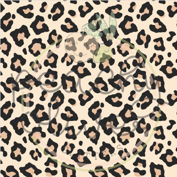 Light Tan Cheetah Print Vinyl – Peachy Olive Glitters