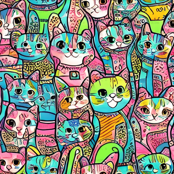 Funky Cats Vinyl – Peachy Olive Glitters