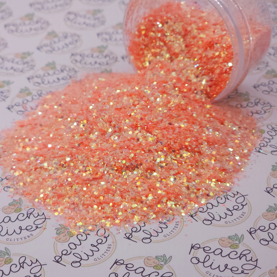 POG || #glittersnob – Peachy Olive Glitters