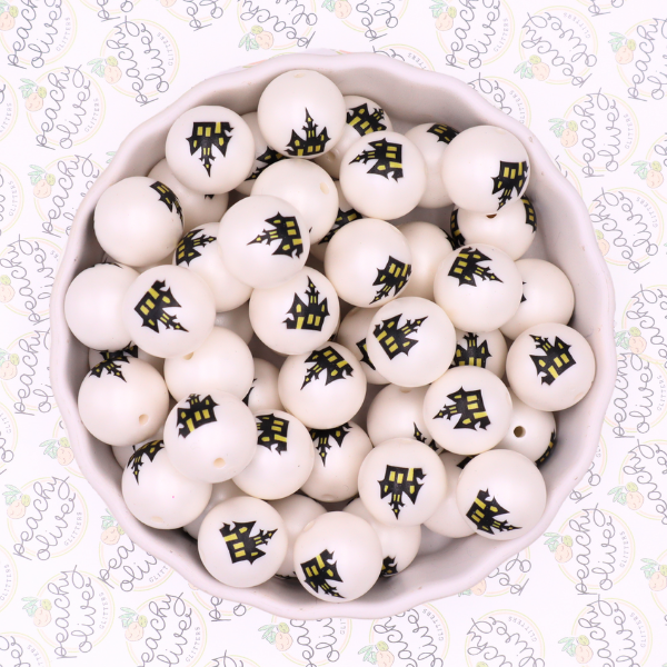 Solid Gumball Bead Set - #26 Haunted House – Peachy Olive Glitters