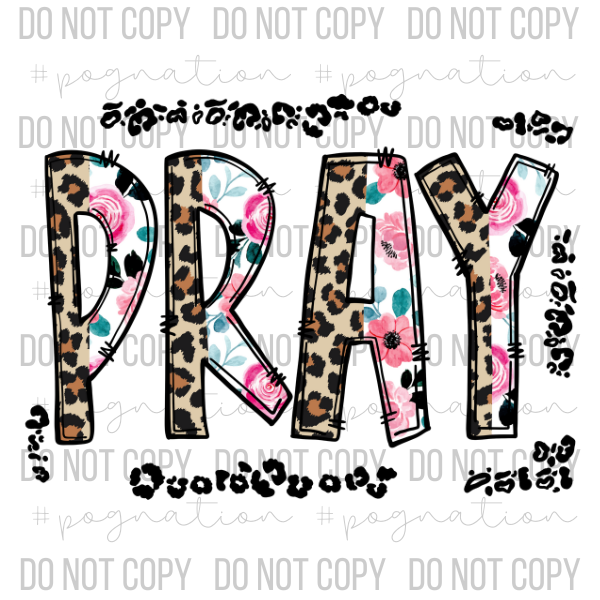 Leopard Pray Decal – Peachy Olive Glitters