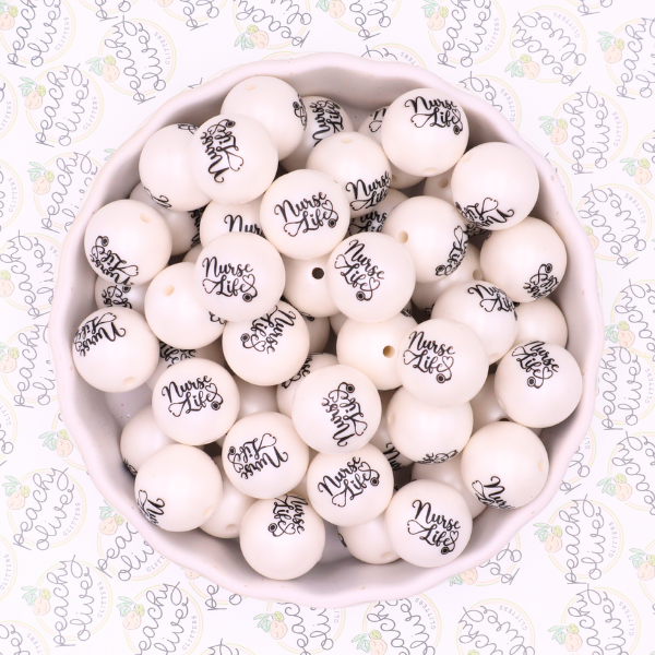 Solid Gumball Bead Set - #31 Nurse Life – Peachy Olive Glitters