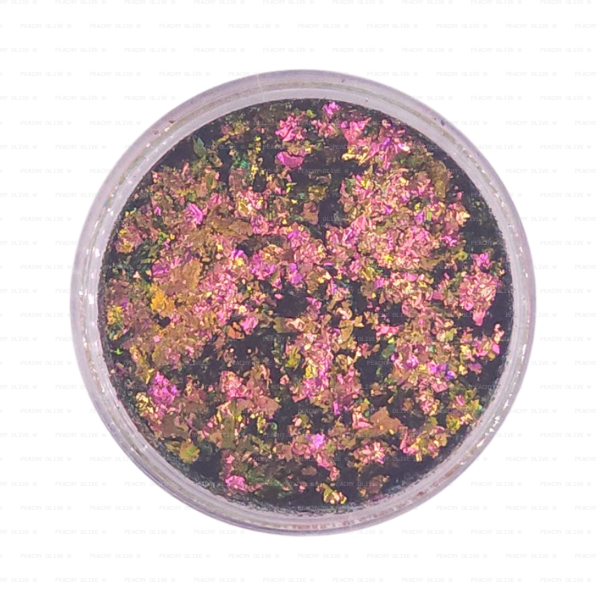 Mica Powder/Flakes #62 - Chameleon – Peachy Olive Glitters
