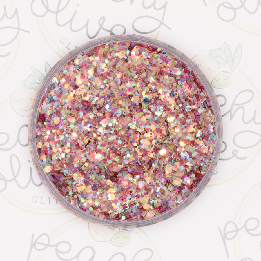 POG || #glittersnob – Peachy Olive Glitters