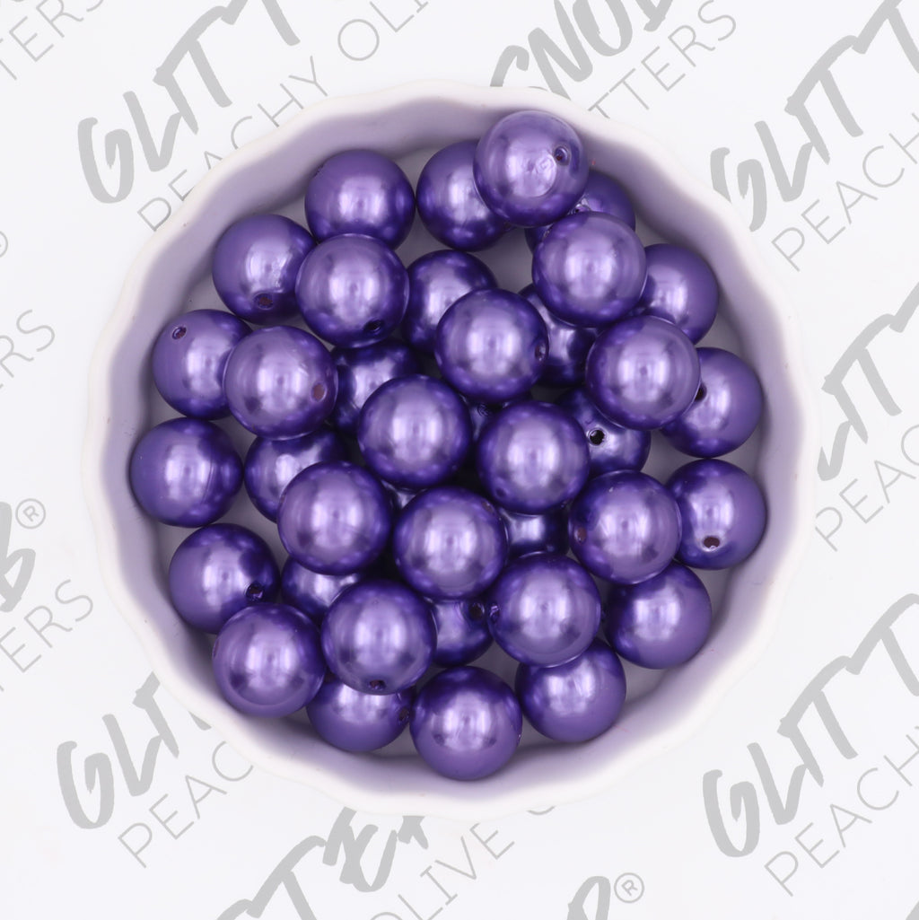 Solid Gumball Bead Set - 18 – Peachy Olive Glitters