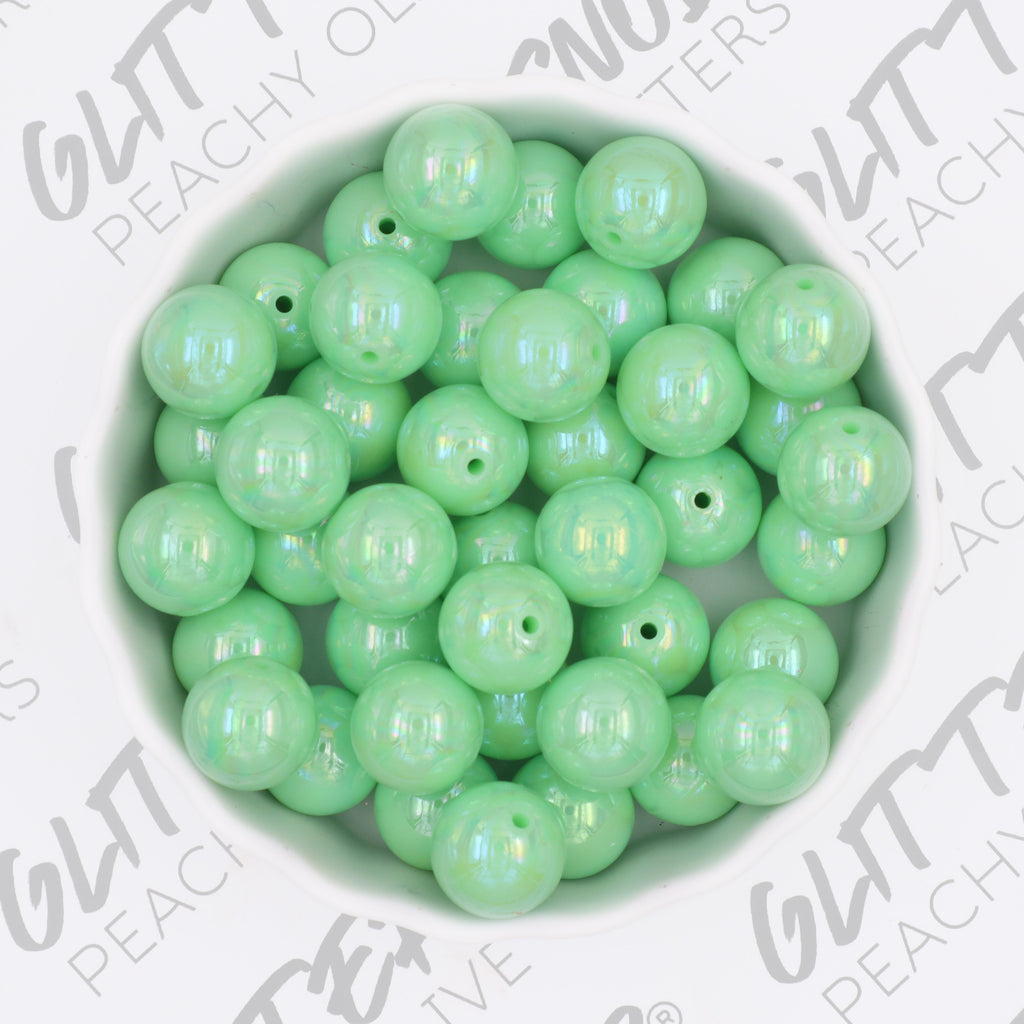 Solid Gumball Bead Set - 7 – Peachy Olive Glitters
