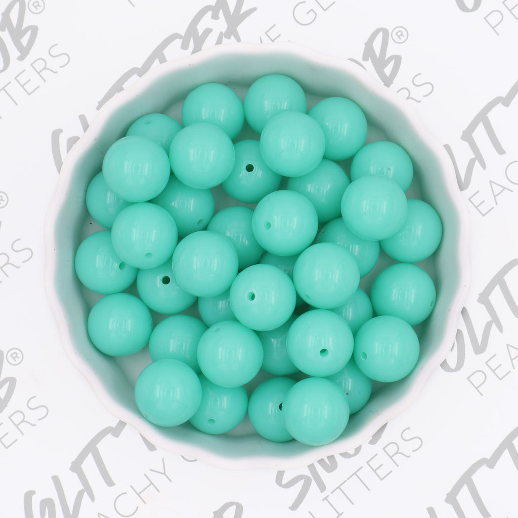 Solid Gumball Bead Set - 4 – Peachy Olive Glitters