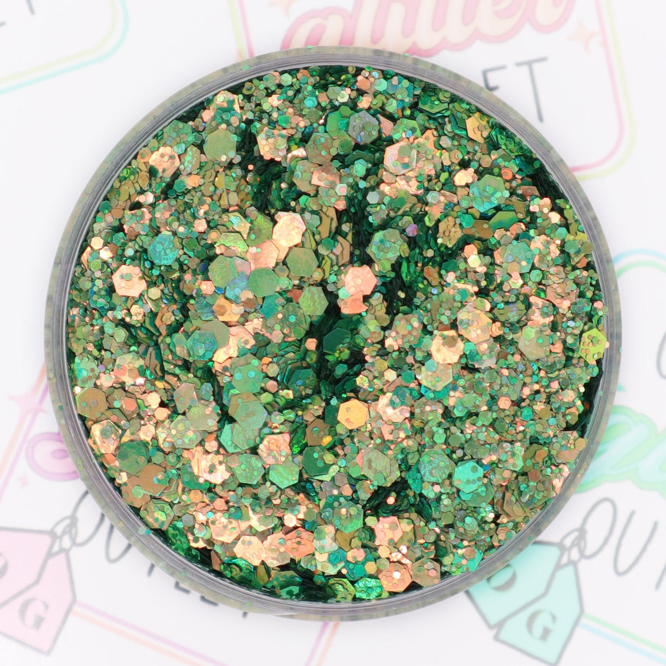 POG || #glittersnob – Peachy Olive Glitters