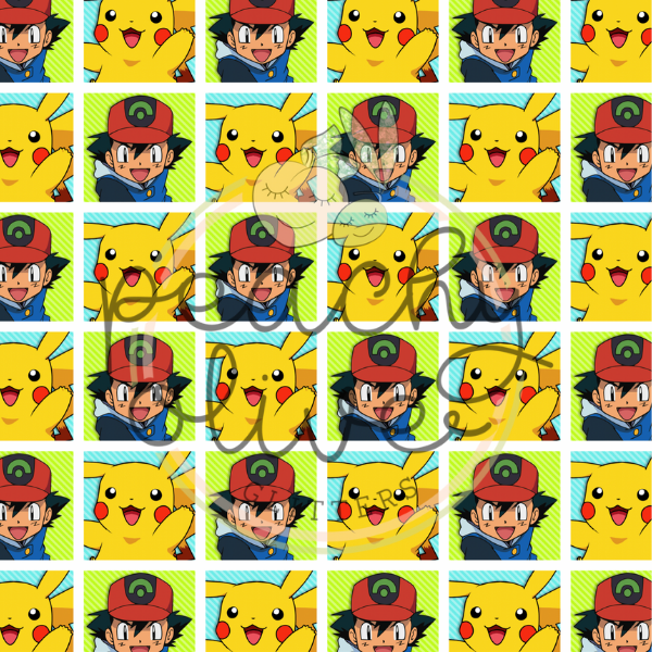 Ash & Pika Vinyl - 301 – Peachy Olive Glitters