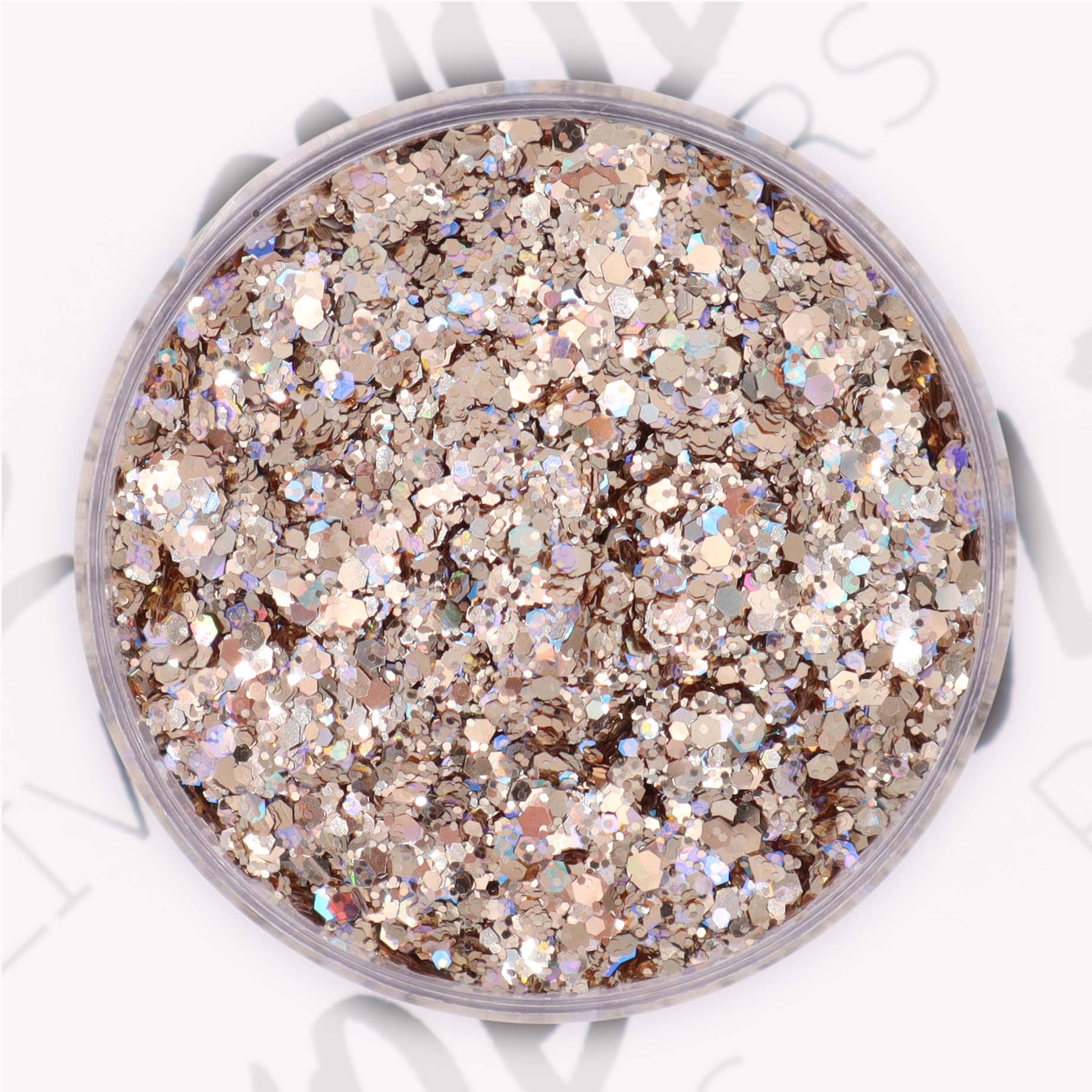 Athena - Custom Mix – Peachy Olive Glitters