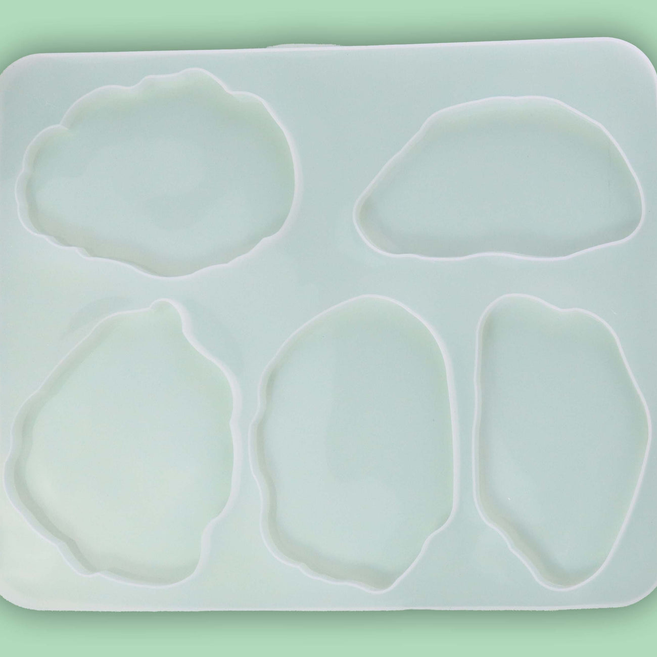 Multi Geode Mold – Peachy Olive Glitters