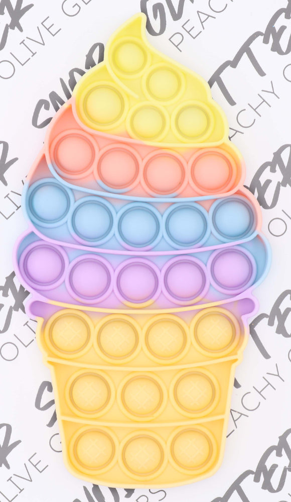 Ice Cream Pop it – Peachy Olive Glitters