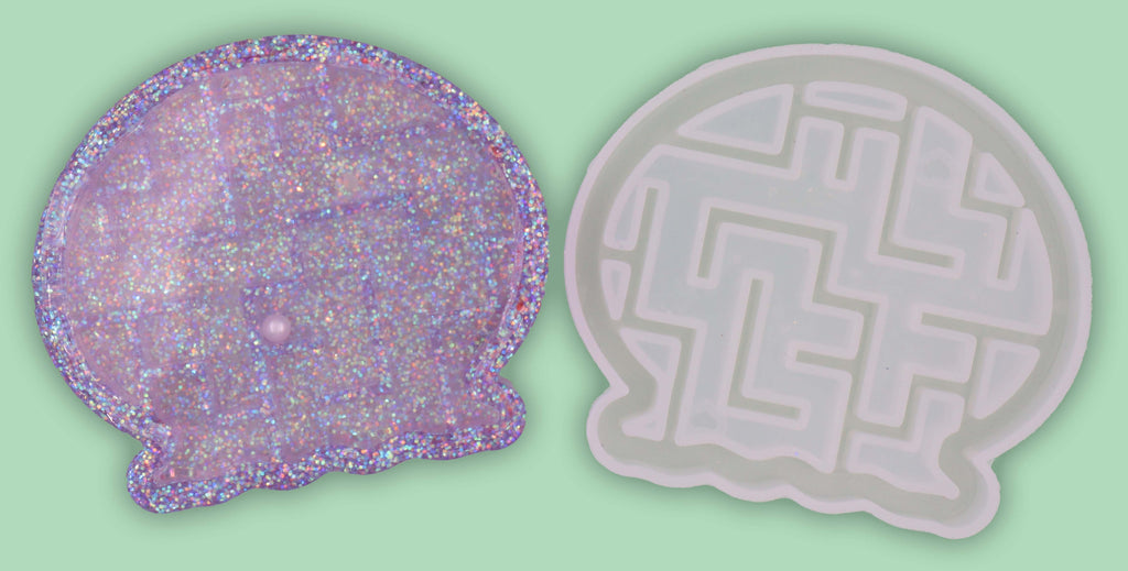 Circle Maze Mold – Peachy Olive Glitters