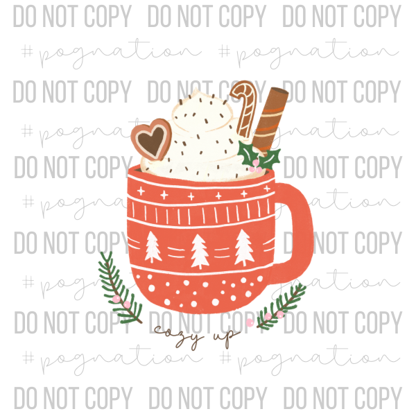 Cozy Up Decal – Peachy Olive Glitters