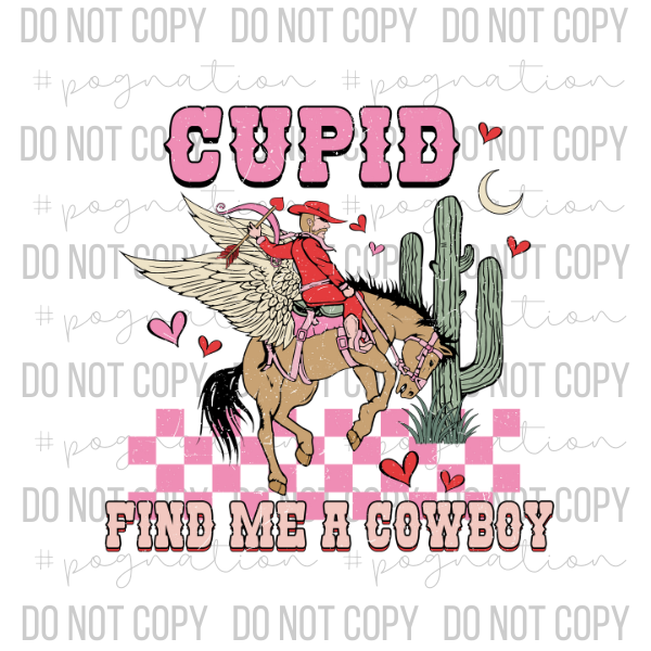 Find A Cowboy Decal – Peachy Olive Glitters