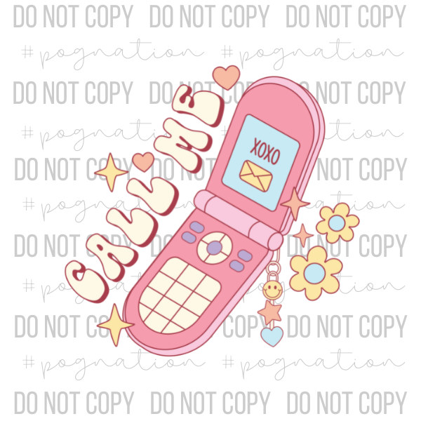 Call Me Decal – Peachy Olive Glitters