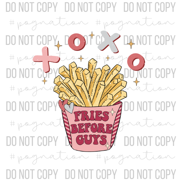XOXO Fries Decal – Peachy Olive Glitters