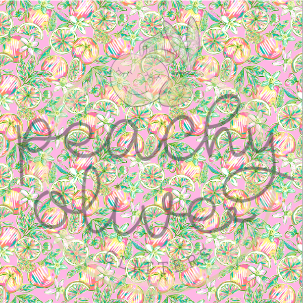 Sweet Preppy Fruit Vinyl – Peachy Olive Glitters