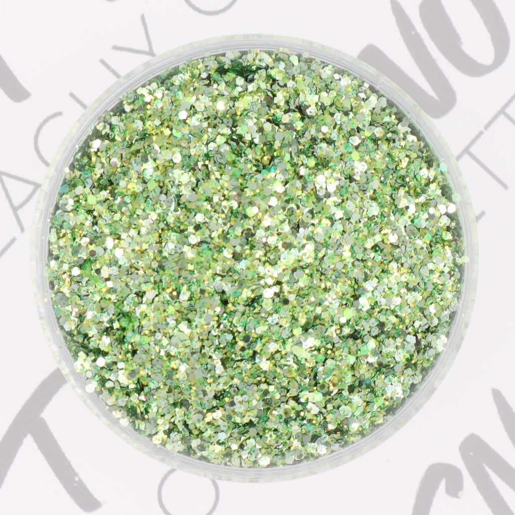 Evergreen - Custom Mix – Peachy Olive Glitters