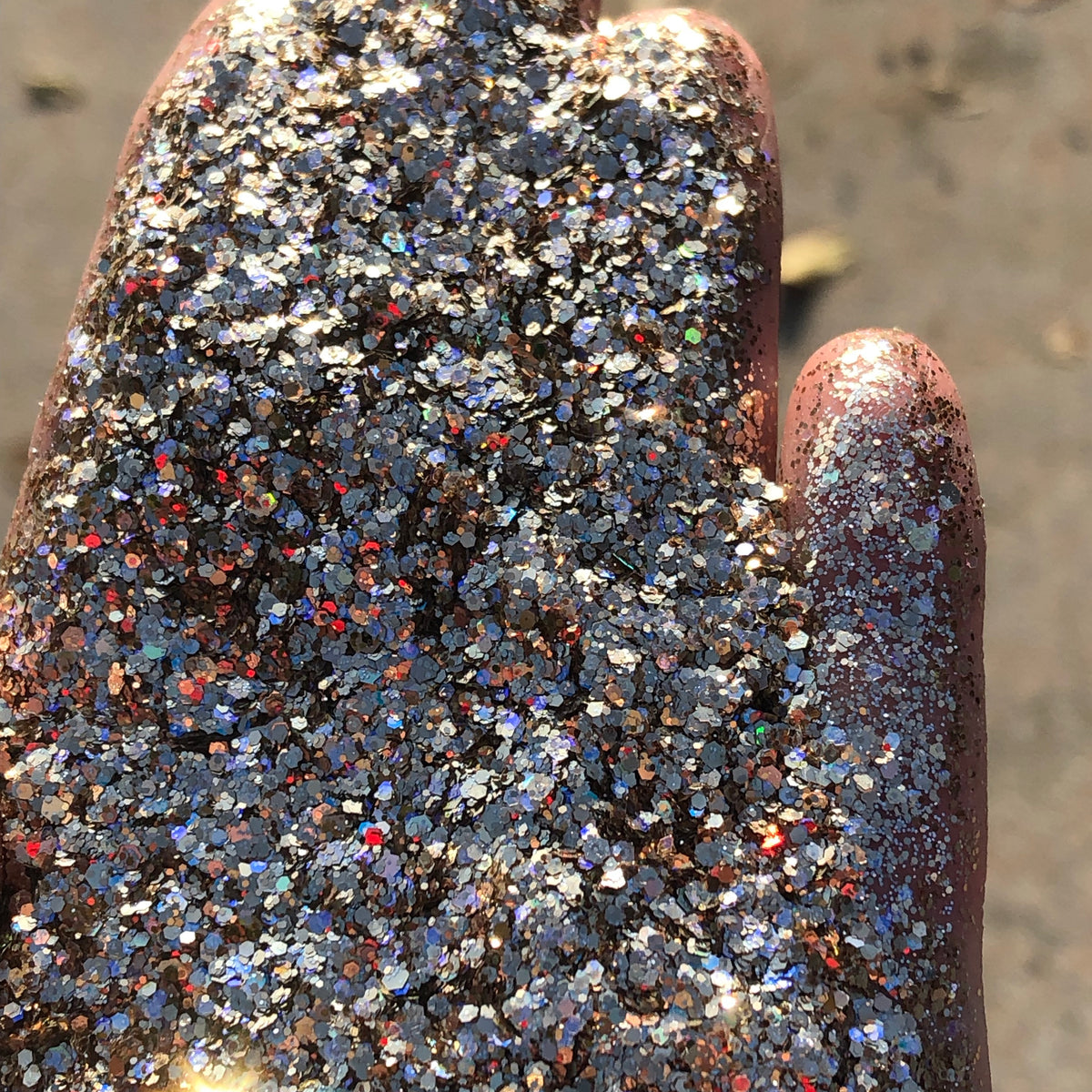 Athena - Custom Mix – Peachy Olive Glitters